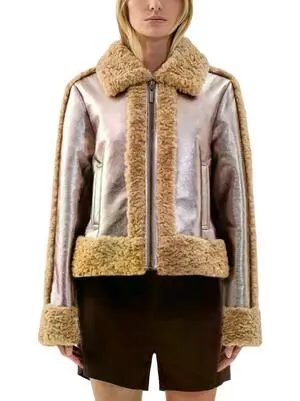 UNREAL FUR Pilote D'avion Jacket - Brown