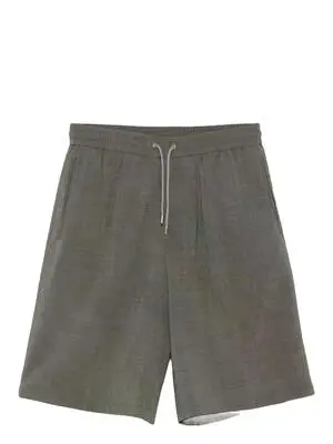 Paul Smith Seersucker Straight-leg Shorts - Grey