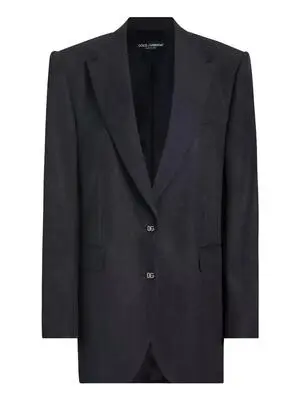 Dolce & Gabbana Single-breasted Blazer - Grey
