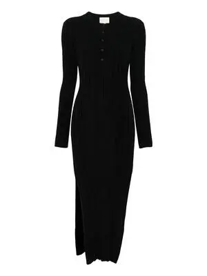 Loulou De Saison Eldara Midi Dress - Black