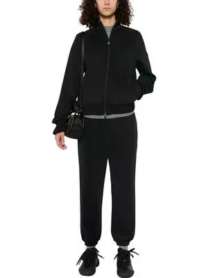 Moncler Scuba Jersey Track Pants - Black