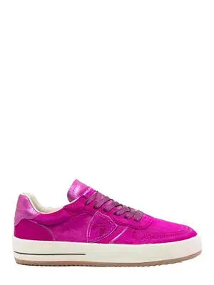 Philippe Model Philippe Model Paris Pink Goat Hair Sneakers Pink