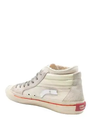 HIDNANDER Baskate High Top Lace-up Sneakers - Neutrals