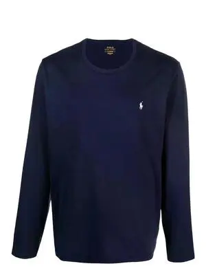 Polo Ralph Lauren Logo-embroidered T-shirt Blue