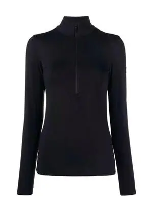 Fusalp Logo-patch Zip-fastening Top - Blue