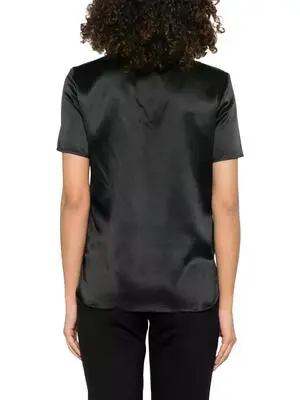 Max Mara Max Mara Dida Short Sleeve Blouse Black
