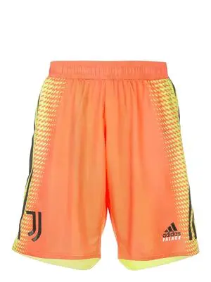 PALACE Palace Goalkeeper Graphic-Print Shorts Orange