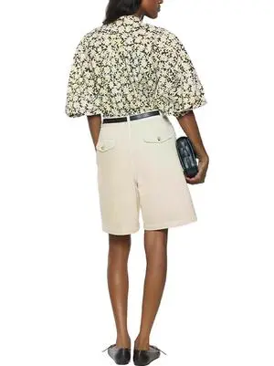 Maison Kitsuné Floral Print Shirt - Black