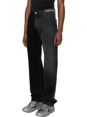MAISON MARGIELA Mid-rise Straight-leg Jeans - Black