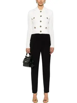 Dolce & Gabbana Tailored Wool Trousers - Black
