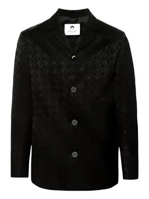 MARINE SERRE Moon Diamant-Jacquard Blazer