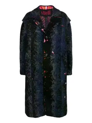 VITELLI Vitelli Single-Breasted Recycled Wool Coat