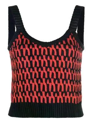La DoubleJ Sleeveless Knit Top - Blue