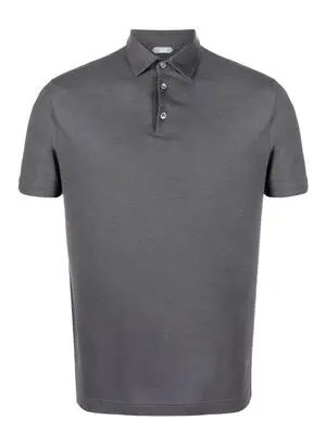 ZANONE Ice Cotton Polo Shirt - Grey