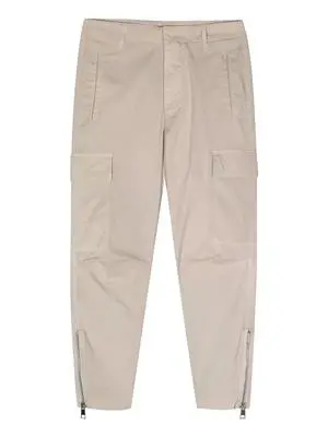 DONDUP Eve Cropped Cargo Trousers - Neutrals