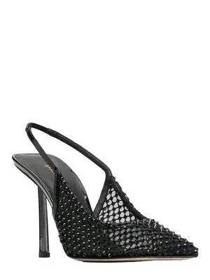 LE SILLA Le Silla Gilda Mesh-Panel Pumps