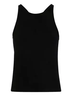 Max Mara Sleeveless Knitted Top - Black