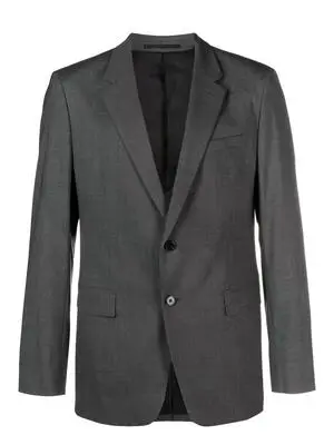 Theory Single-breasted Tailored Blazer - Grey