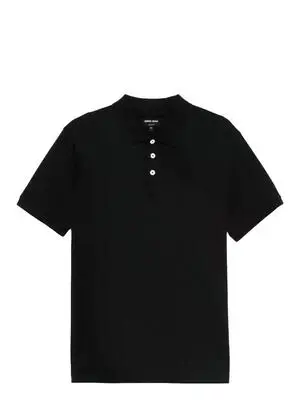 GIORGIO ARMANI Piqué Polo Shirt