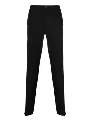 Sandro Jersey Straight Leg Trousers - Black