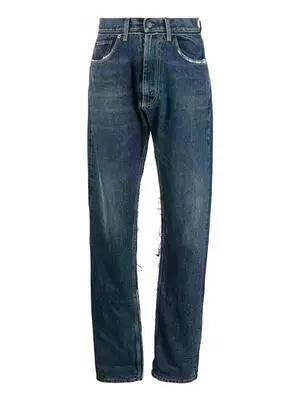 MAISON MARGIELA Maison Margiela Ripped Straight-Leg Jeans