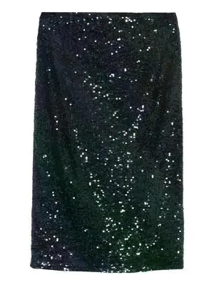 P.a.r.o.s.h Sequined Mini Skirt - Blue