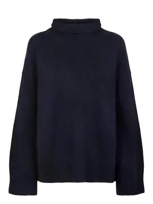 Aspesi Cashmere Roll Neck Jumper - Blue