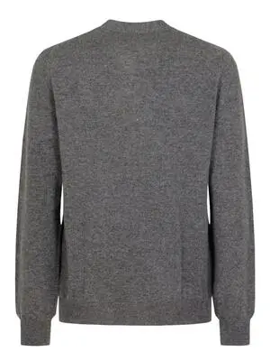PLAY COMME DES GARCON Comme Des Garçons Play Wool Heart Patch Cardigan