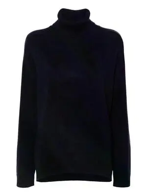 P.a.r.o.s.h Turtleneck Wool-cashmere Blend Sweater - Blue
