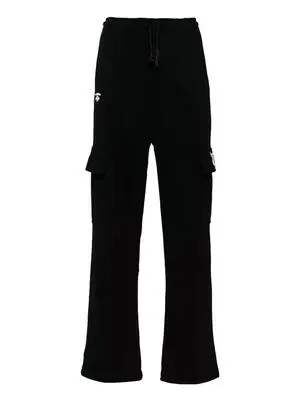 A BATHING APE Logo Cargo Trousers - Black