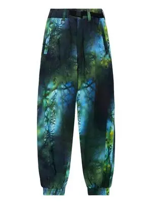 Y3 Printed Ripstop Trousers - Blue