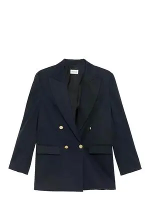 P.a.r.o.s.h Double-breasted Blazer With Peak Lapels - Black