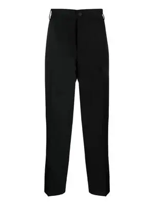 Versace Tailored Straight-leg Trousers - Black