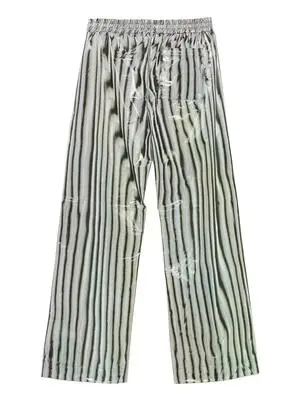 WALTER VAN BEIRENDONCK Straight-leg Trousers - Silver