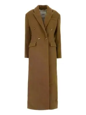 Nanushka Ferris Coat - Brown