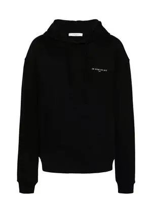 IH NOM UH NIT Pearls And Roses Mask Hoodie - Black