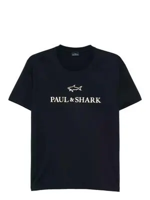 Paul & Shark Logo-print T-shirt - Blue