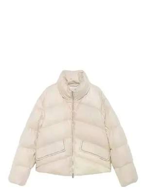 Peserico Quilted Puffer Jacket - Neutrals