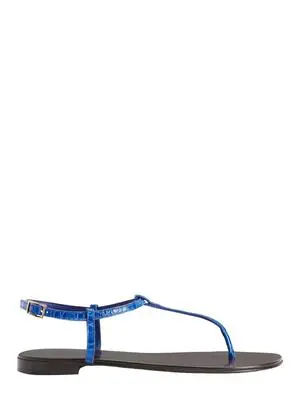GIUSEPPE ZANOTTI Doriaane Buckled Sandals - Blue
