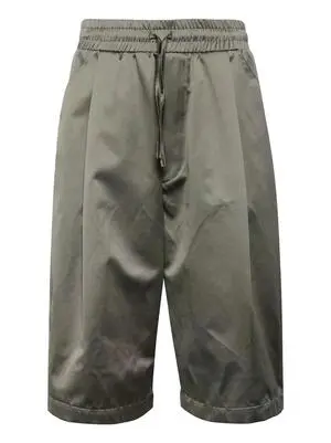 FERRARI Drawstring-waist Bermuda Shorts - Grey