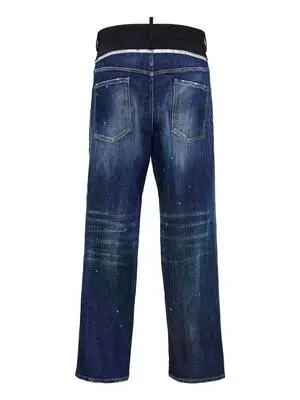 Dsquared2 Mid-rise Straight-leg Jeans - Blue