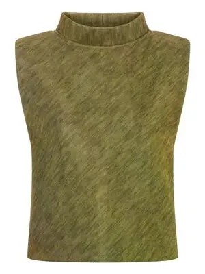 Philosophy Di Lorenzo Serafini High-neck Sleeveless Top - Green