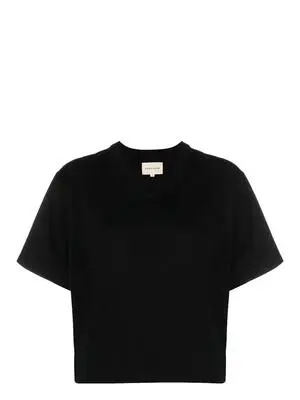 Loulou De Saison Cotton Crew Neck T-shirt - Black