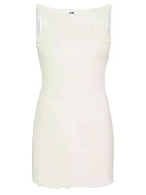 Gcds Layered Tulle Mini Dress - Yellow