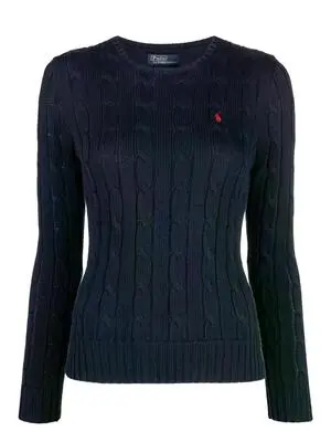 Polo Ralph Lauren Polo Pony Cable-knit Jumper - Blue