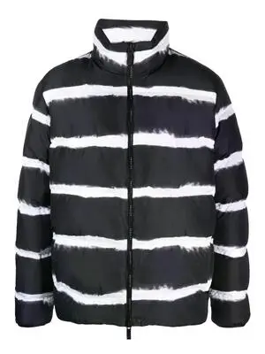 Moncler Padded Zip Up Jacket - Black