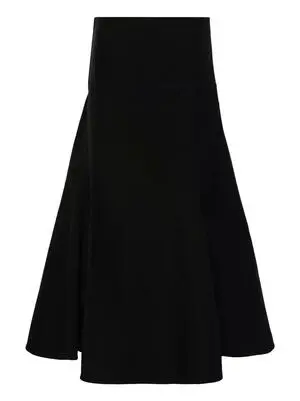 JIL SANDER Jil Sander Asymmetrical Hem Twill Skirt