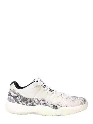JORDAN Jordan Air 11 Retro Low Snakeskin "Light Bone" Sneakers Neutrals