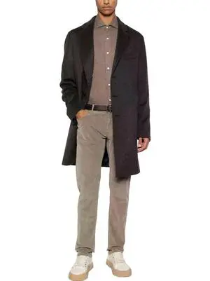 Jacob Cohen Jacob Cohën Bard Mid-Rise Tapered-Leg Trousers Neutrals