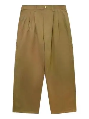 Junya Watanabe X Carhartt Wip Wide-leg Pleated Trousers - Neutrals